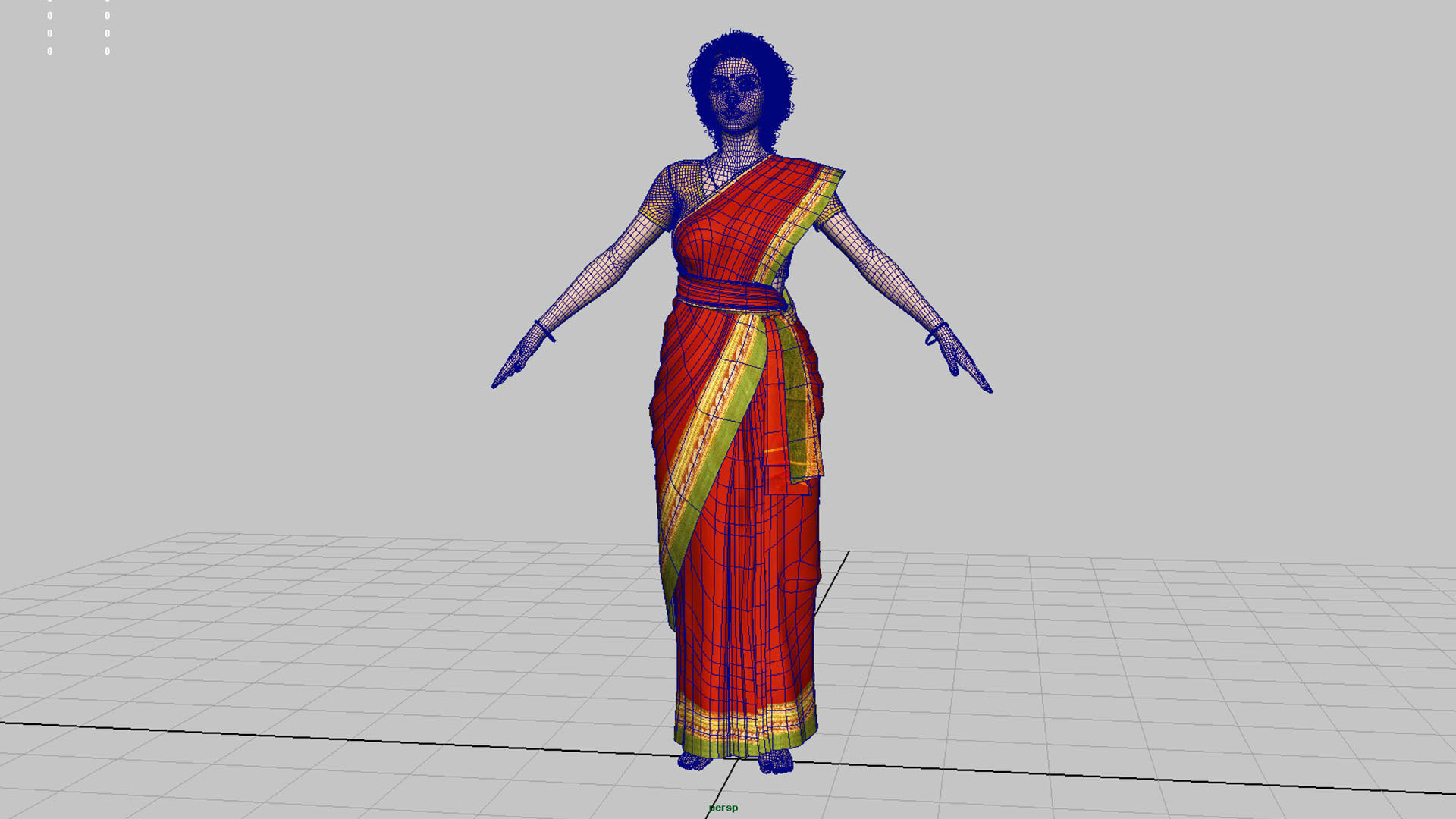 indian girl woman 3d model 3D model | CGTrader