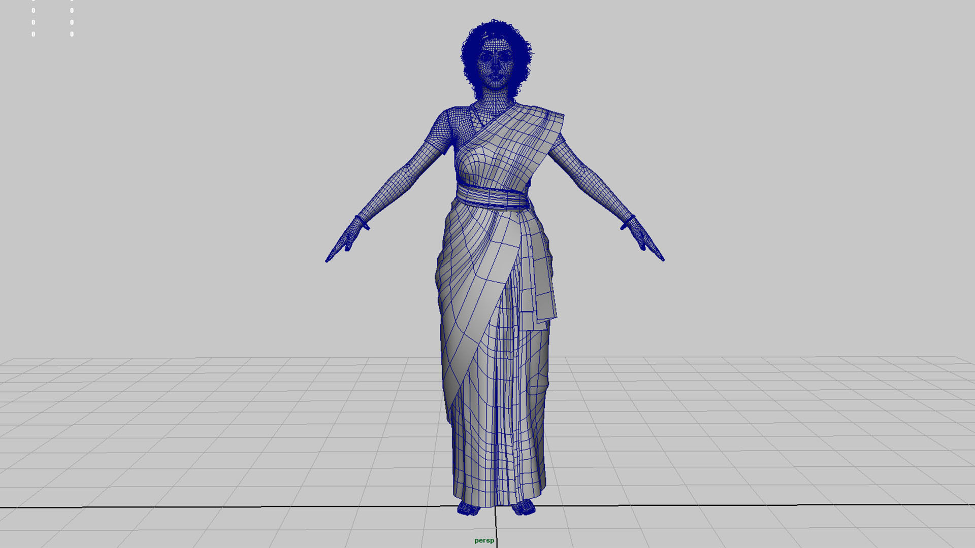 indian girl woman 3d model 3D model | CGTrader