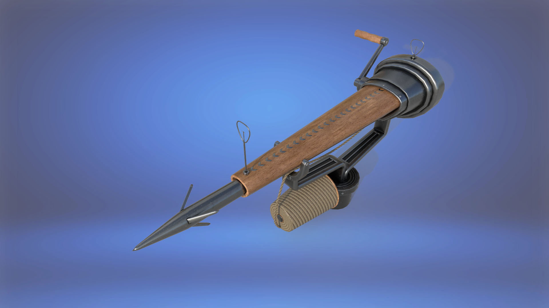 3D model Metal weapon harpoon PBR VR / AR / low-poly | CGTrader