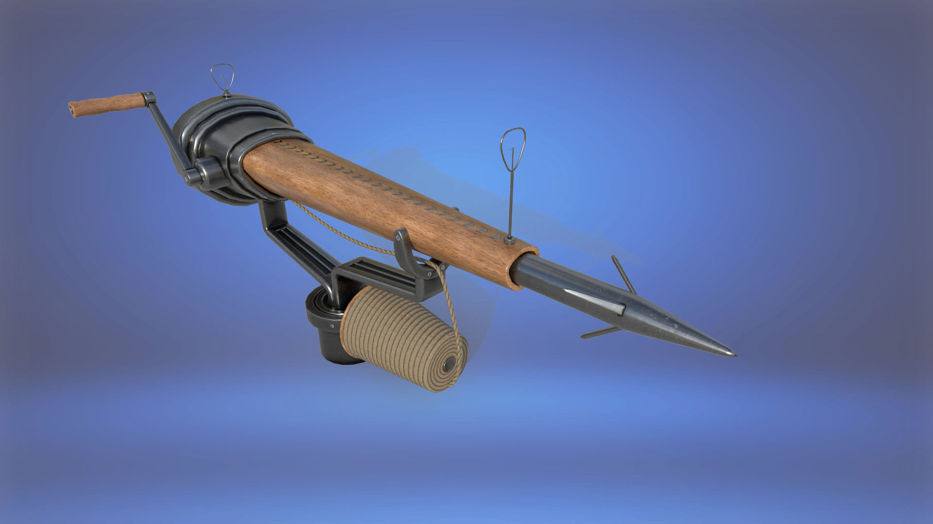 3D model Metal weapon harpoon PBR VR / AR / low-poly | CGTrader