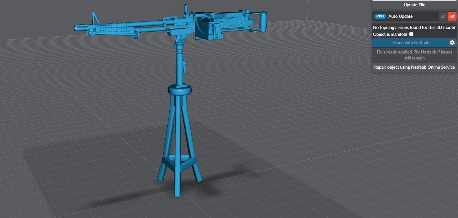 M60 LMG scale model 3D model 3D printable | CGTrader