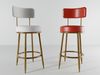 Two Types Of Bar Chair 3D model | CGTrader