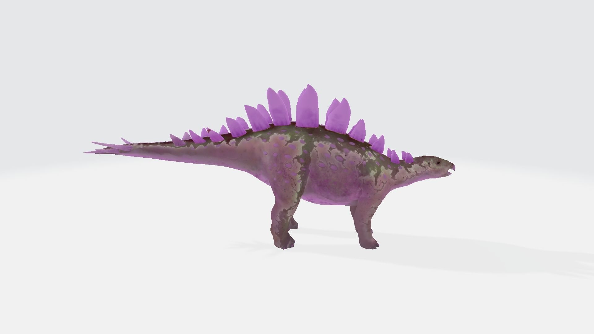 Hesperosaurus dinosaur with spikes 3D model | CGTrader