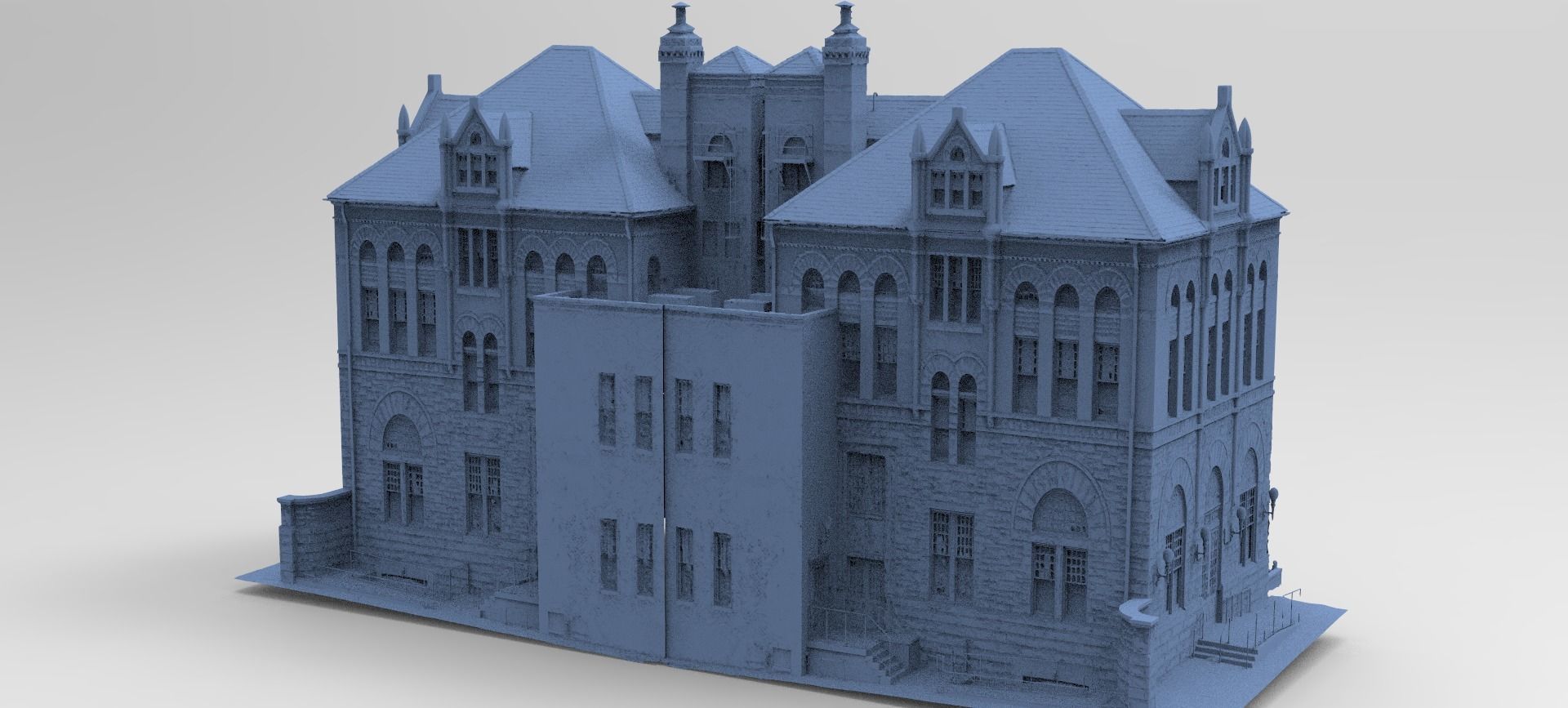 Victorian Steampunk City Street 5 3D model | CGTrader