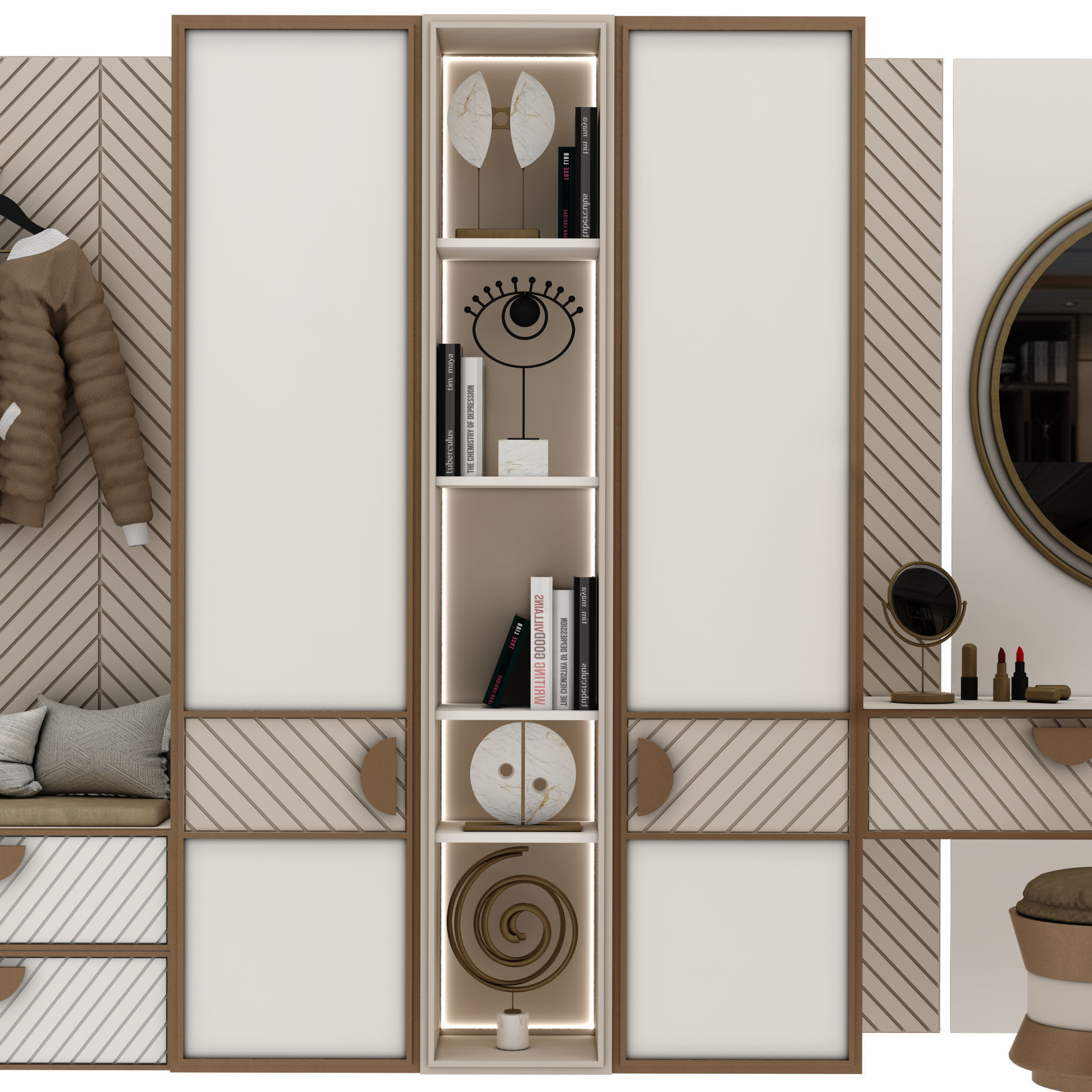 3D model hall way VR / AR / low-poly | CGTrader