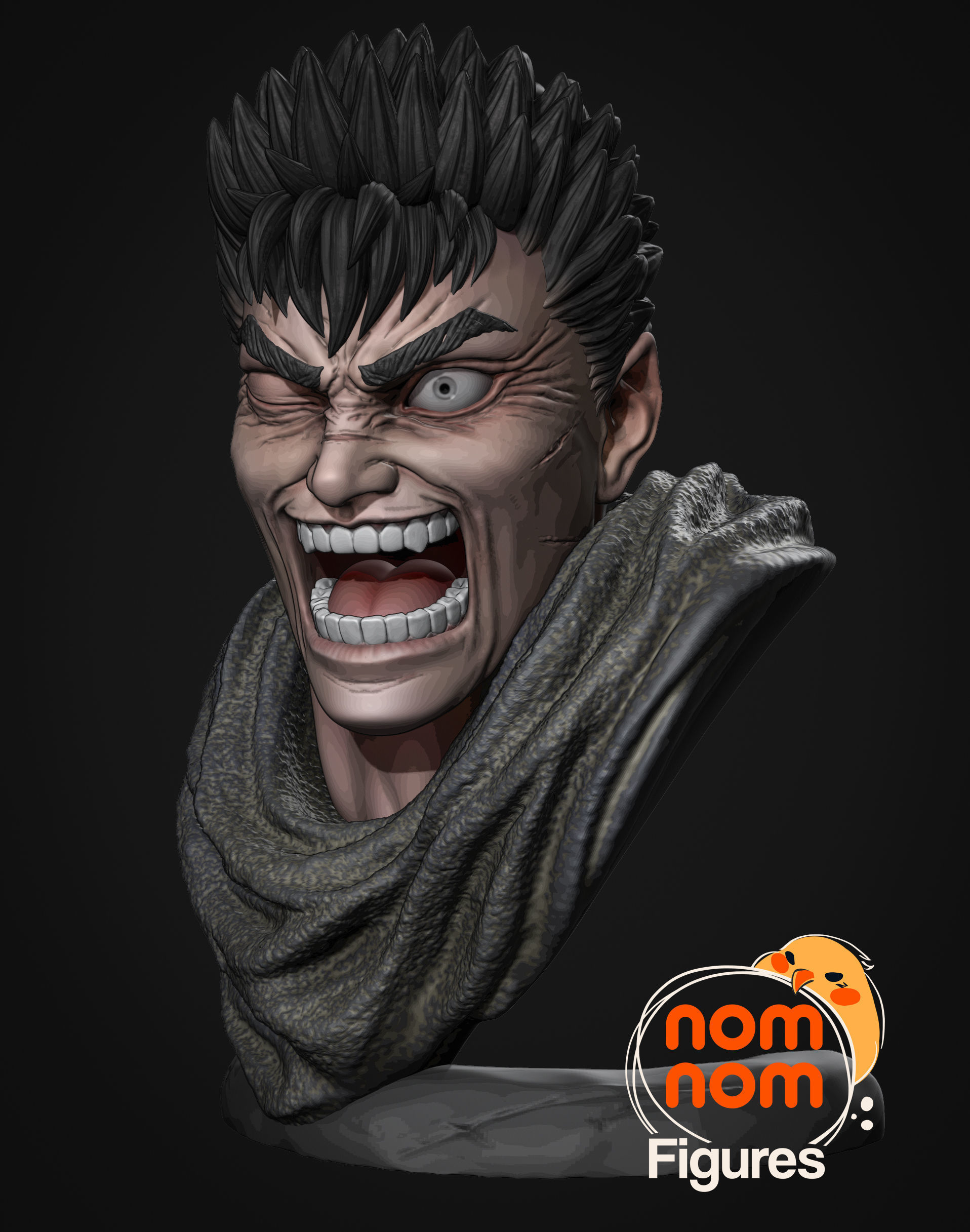 Guts - Berserk Version 1 3D model 3D printable | CGTrader