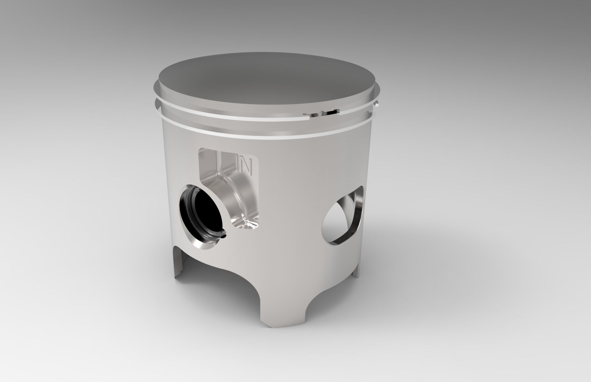 KAWASAKI KX 250 2-STROKE PISTON 3D model | CGTrader