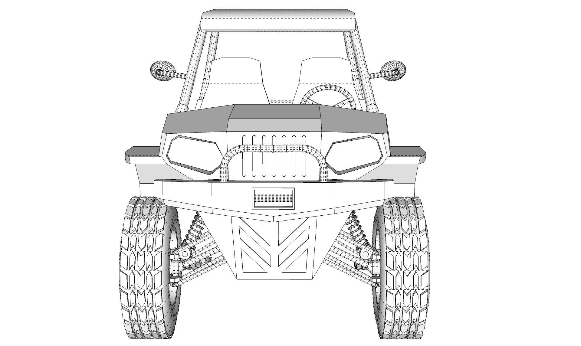 UTV Vehicle 3D model | CGTrader