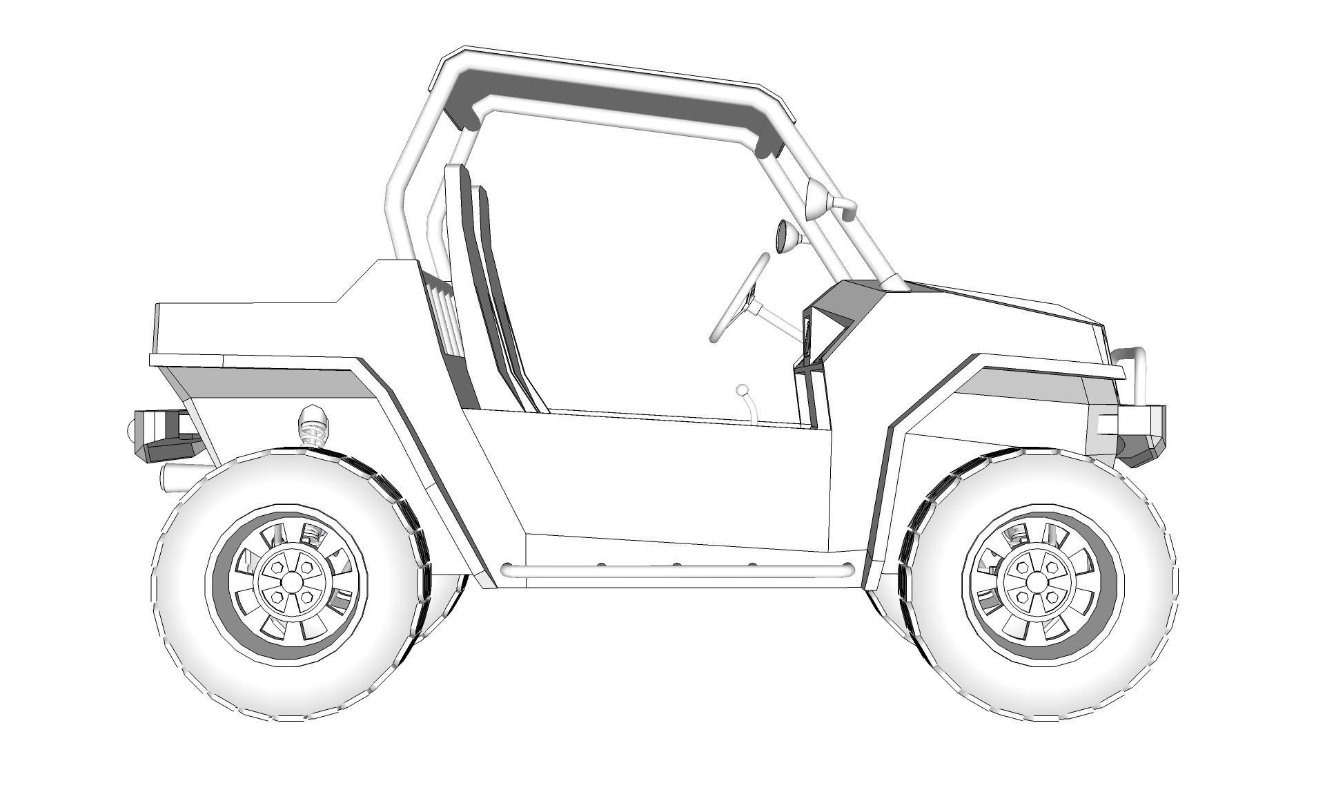 UTV Vehicle 3D model | CGTrader