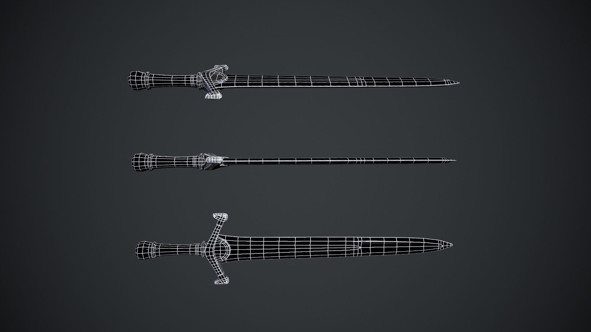 Medieval sword free VR / AR / low-poly 3D model | CGTrader