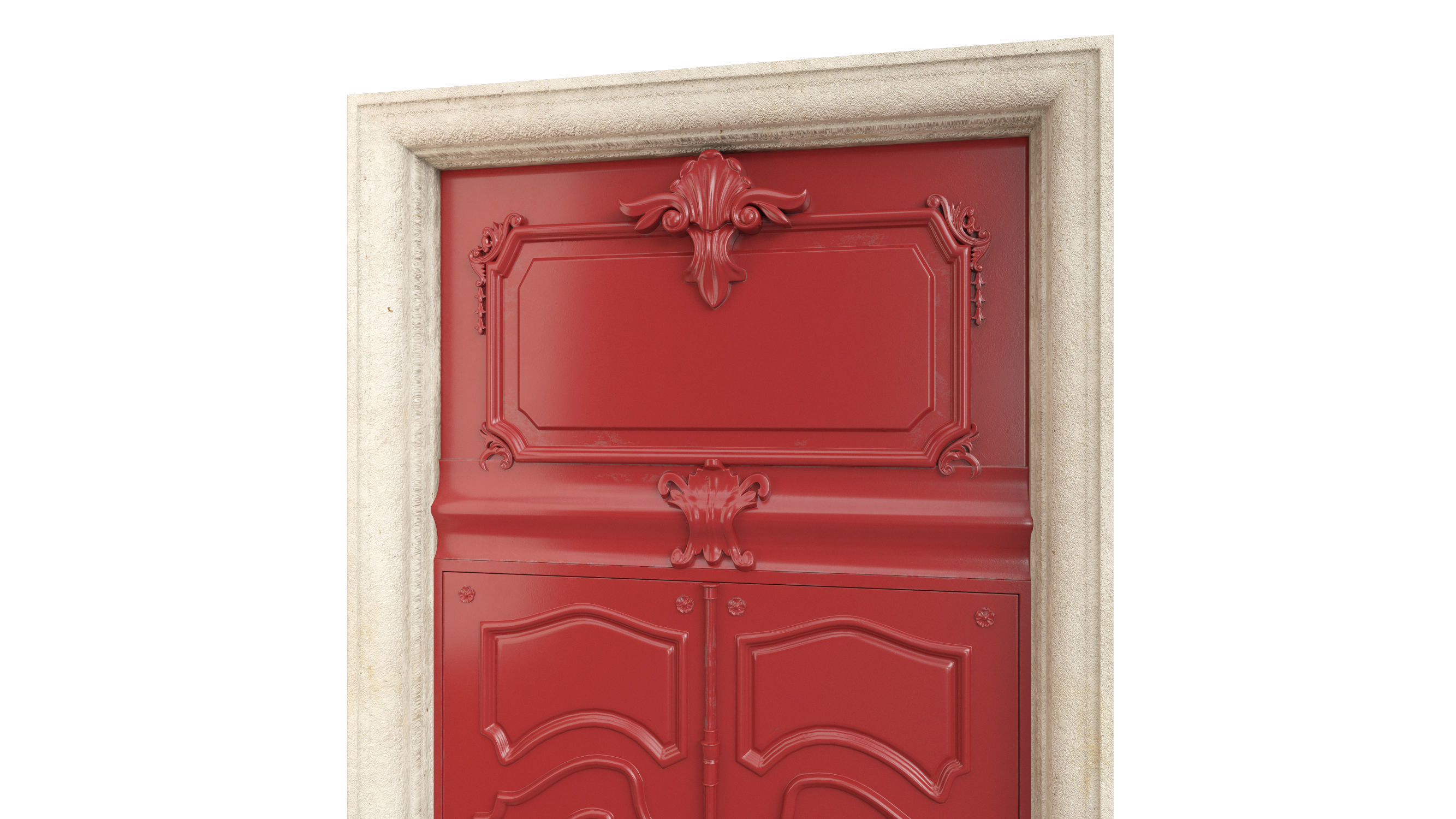 Entrance classic door 66 3D model | CGTrader