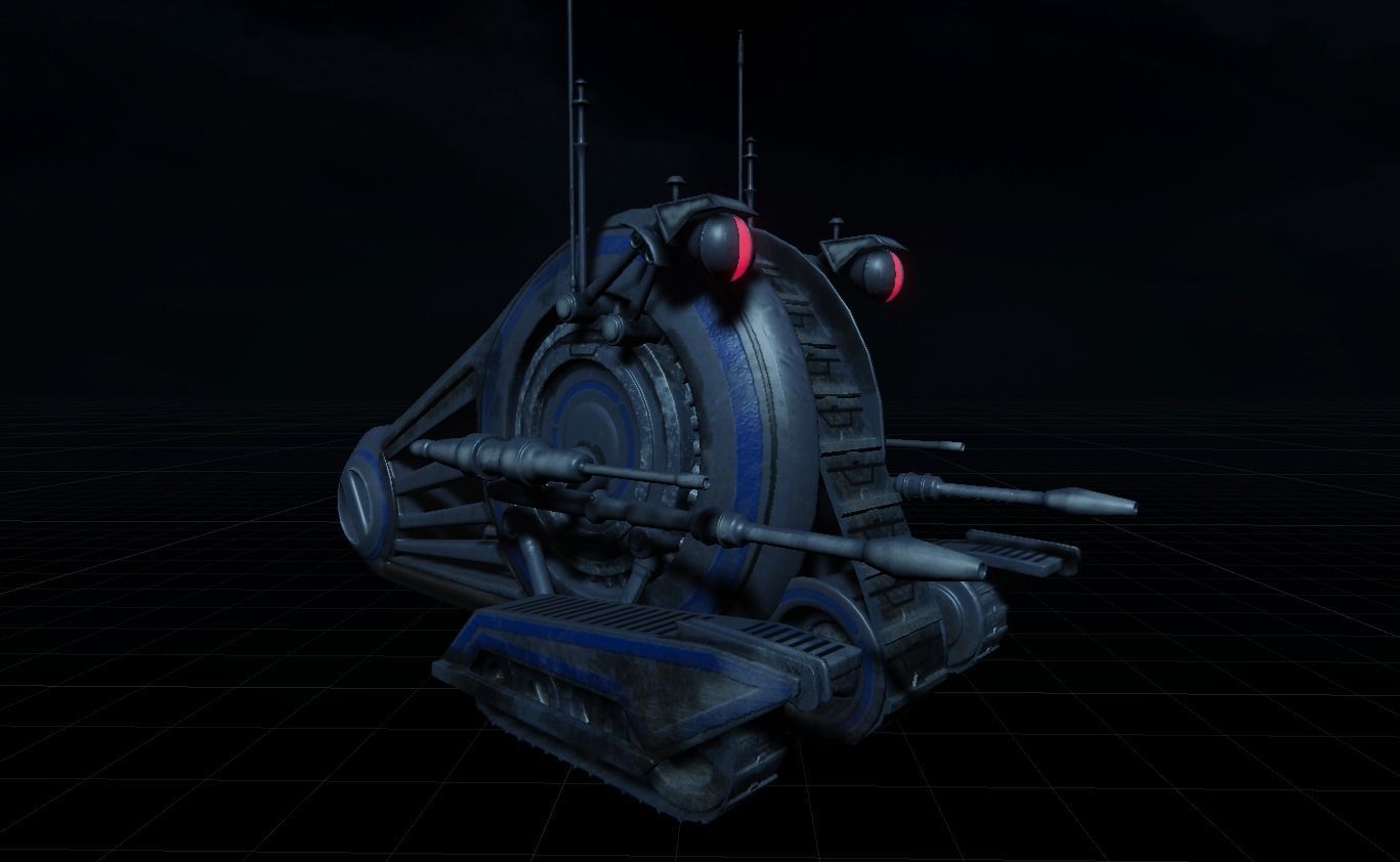 3D model Nr-N99 Persuader Droid tank VR / AR / low-poly | CGTrader