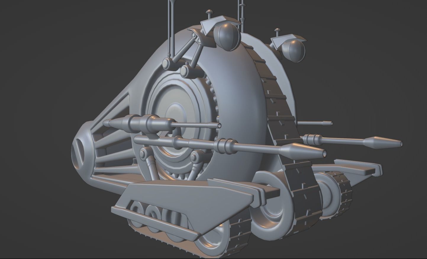 3D model Nr-N99 Persuader Droid tank VR / AR / low-poly | CGTrader