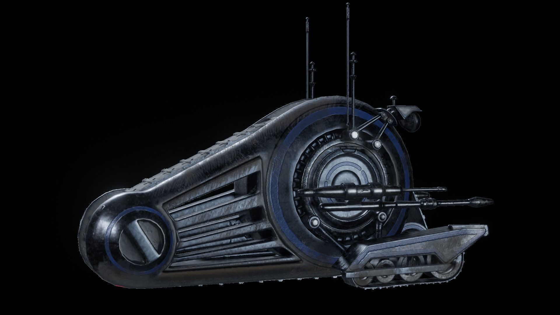 3D model Nr-N99 Persuader Droid tank VR / AR / low-poly | CGTrader