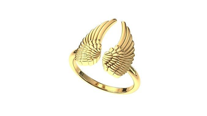 Ring wing 3D model 3D printable | CGTrader