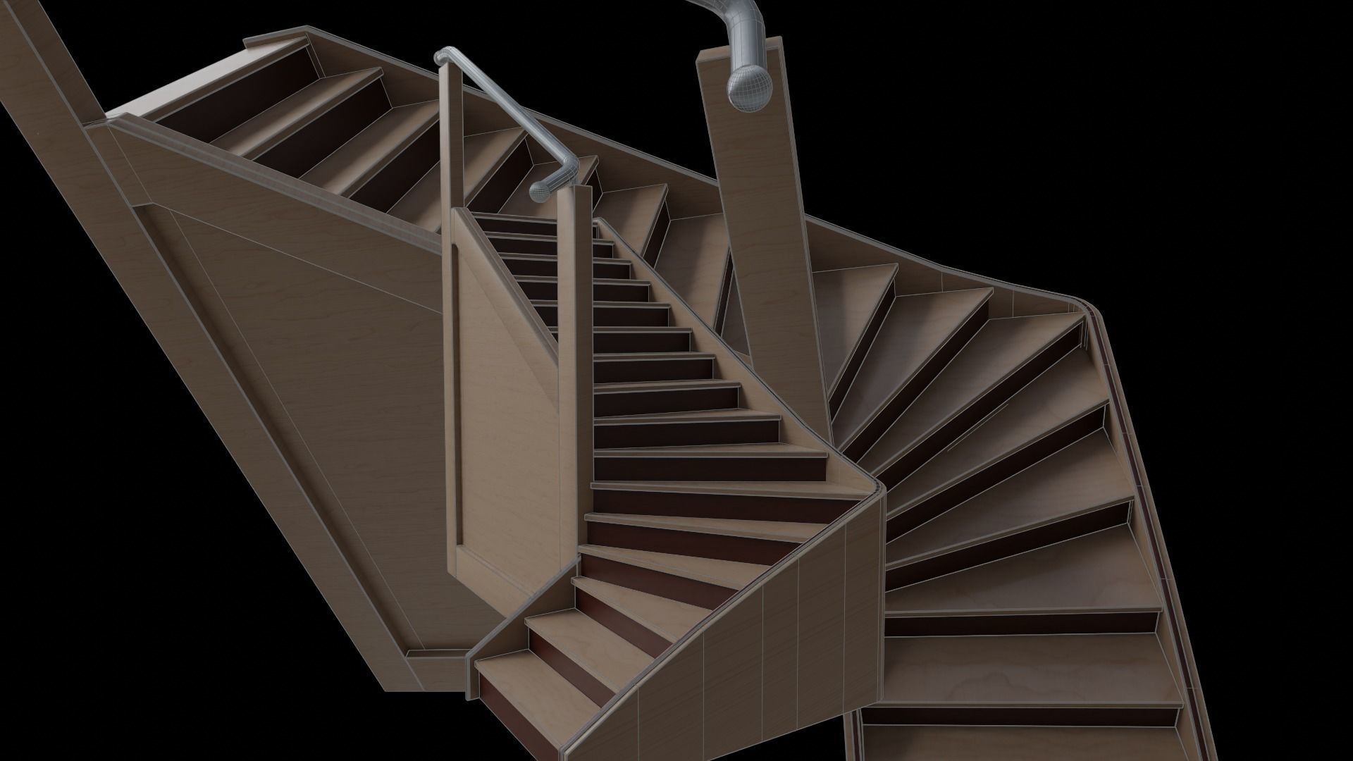 Stairs set of free VR / AR / low-poly 3D model | CGTrader