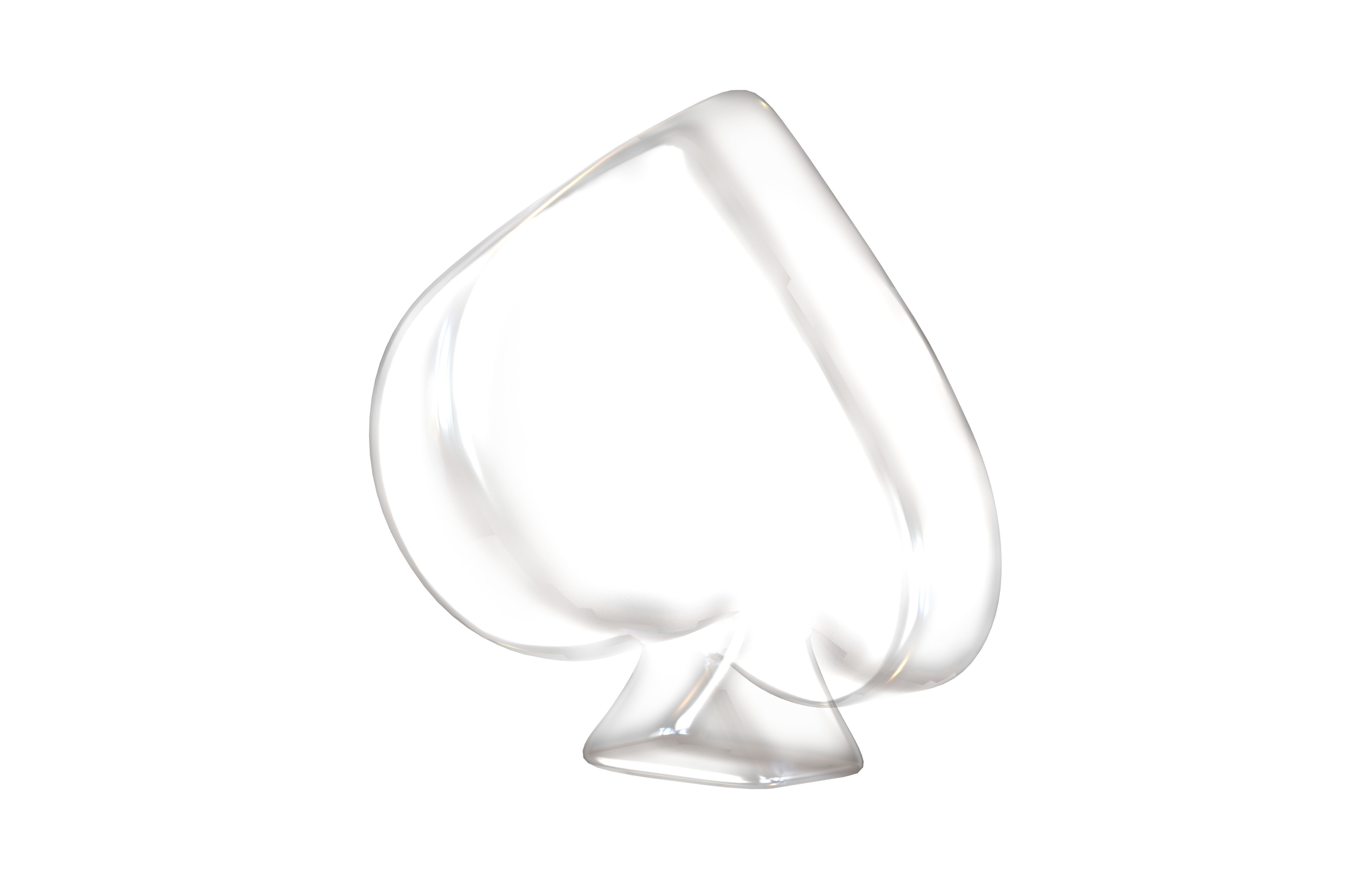 3D model Poker Card Spade v2 005 VR / AR / low-poly | CGTrader
