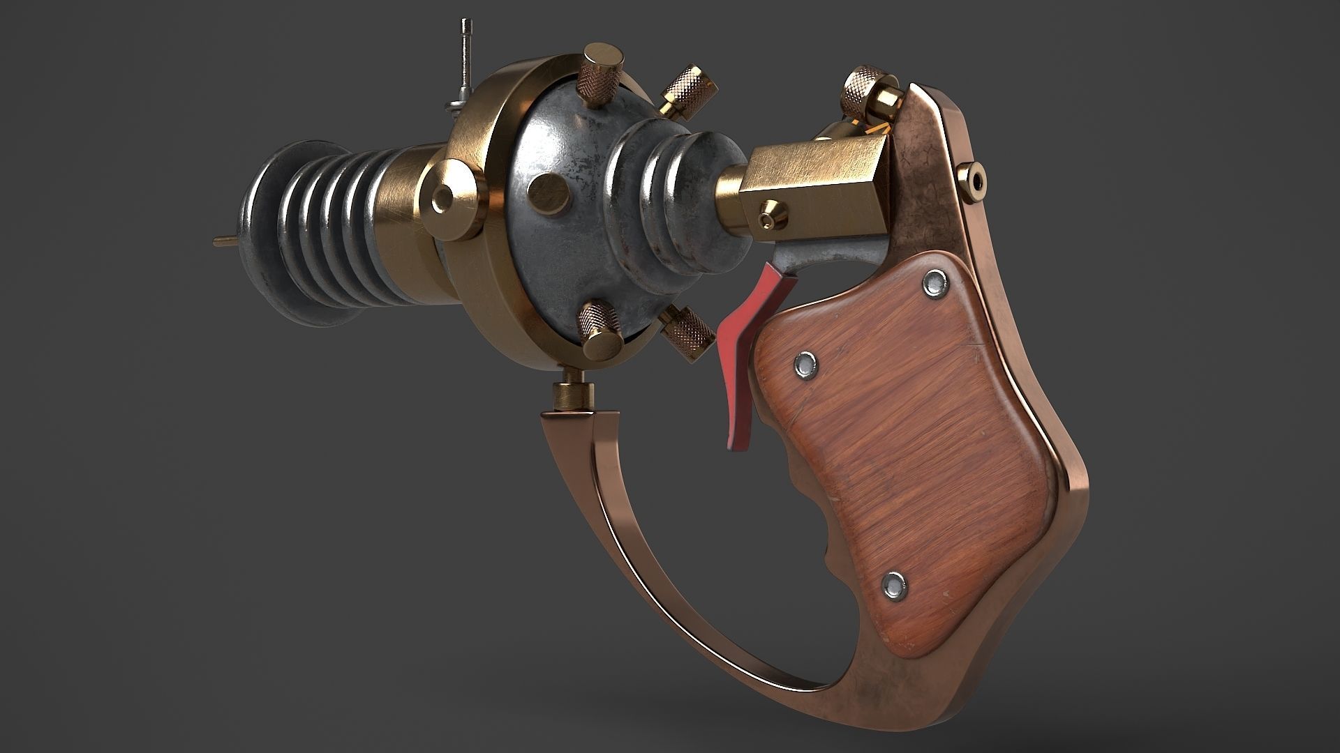 Fantasy Gun 09 3D model | CGTrader