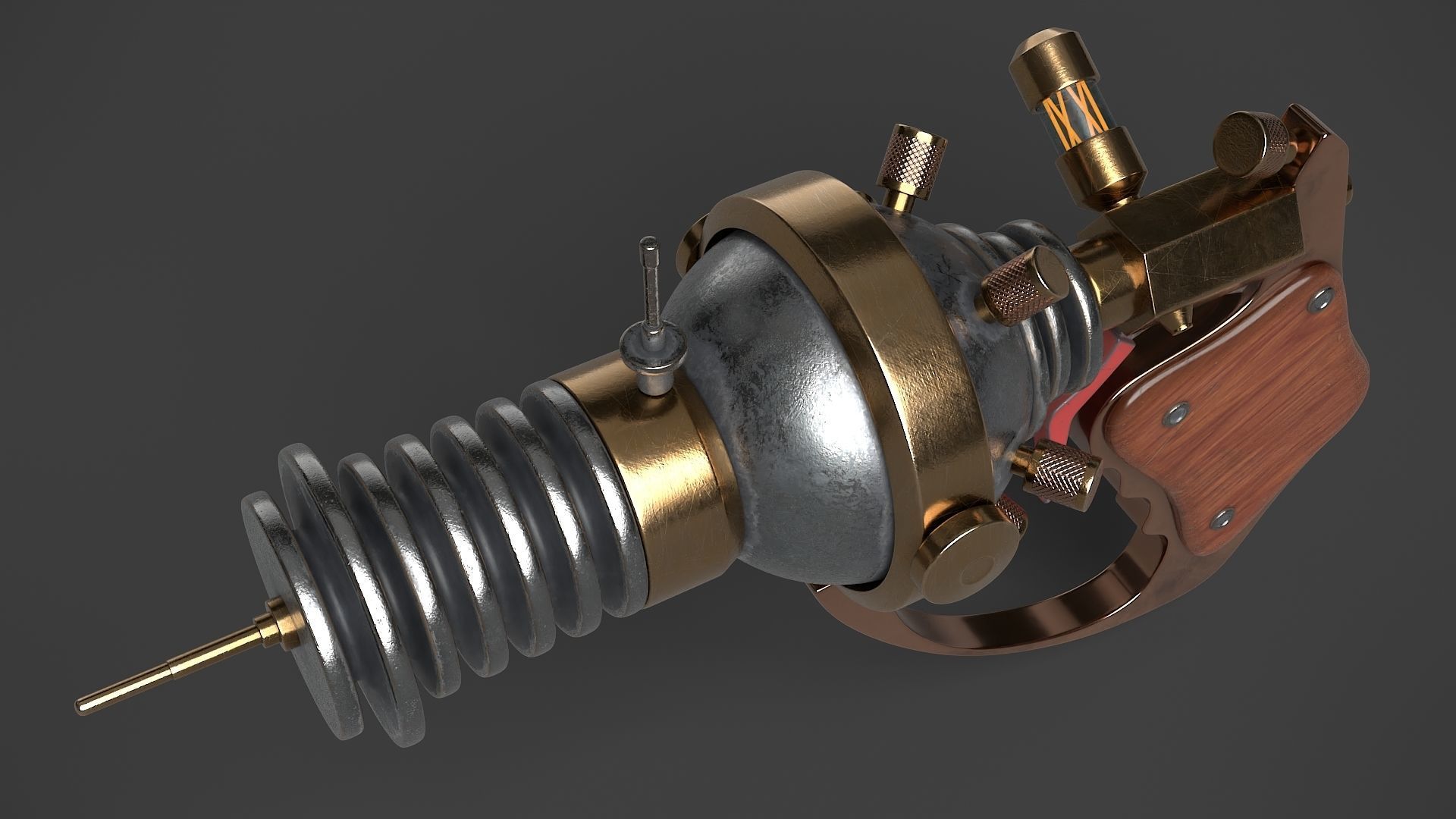 Fantasy Gun 09 3D model | CGTrader