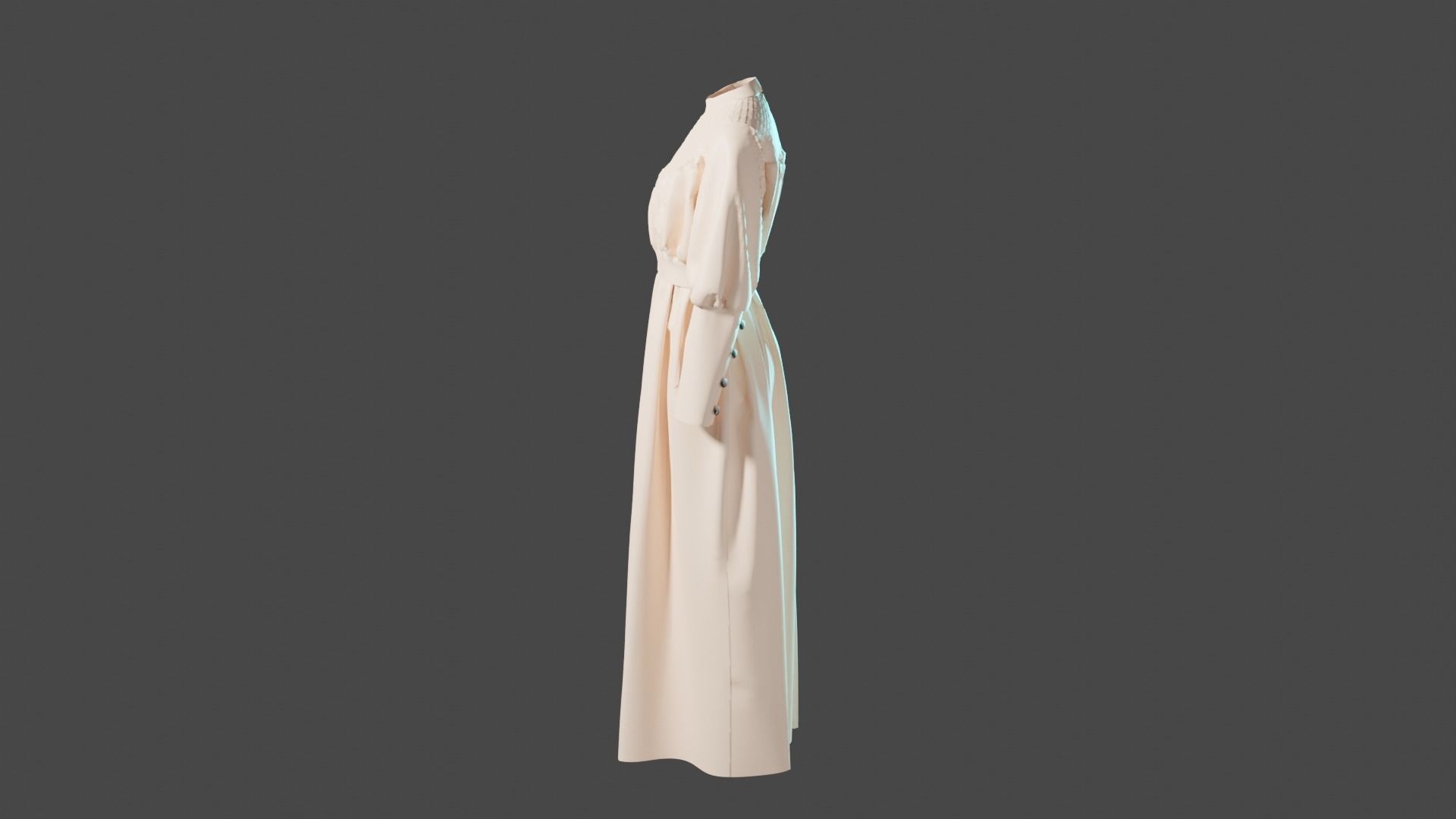 Mage Robe 3D model | CGTrader