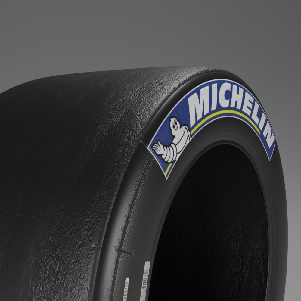 3D model Michelin Tire - Slick Tire VR / AR / low-poly | CGTrader