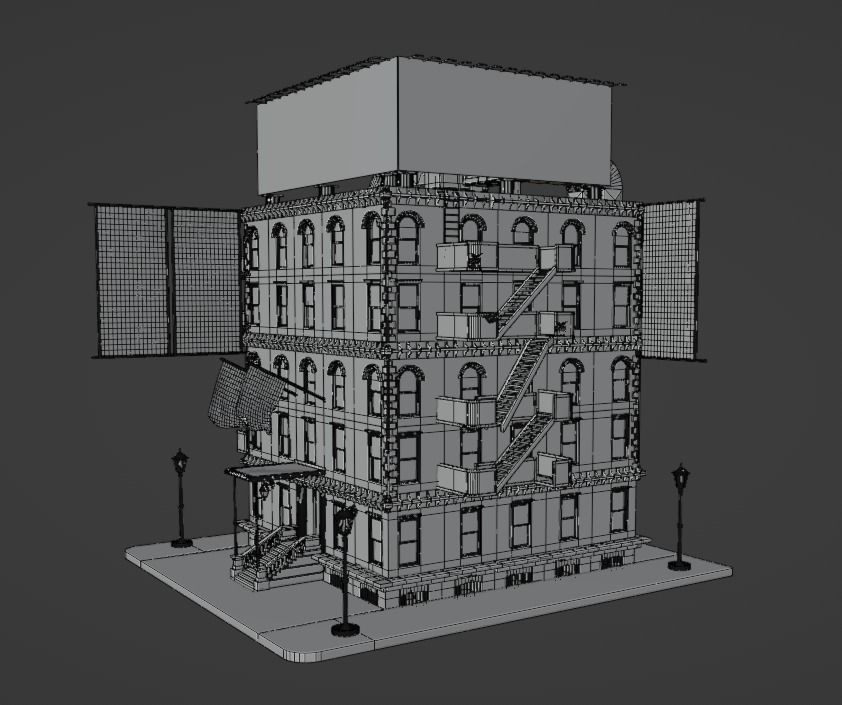 New York Old Classic Building 3D model | CGTrader