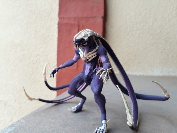 khanivore humanoid arms and legs 3D model 3D printable | CGTrader