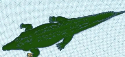 croconos crocodile 3D model 3D printable | CGTrader