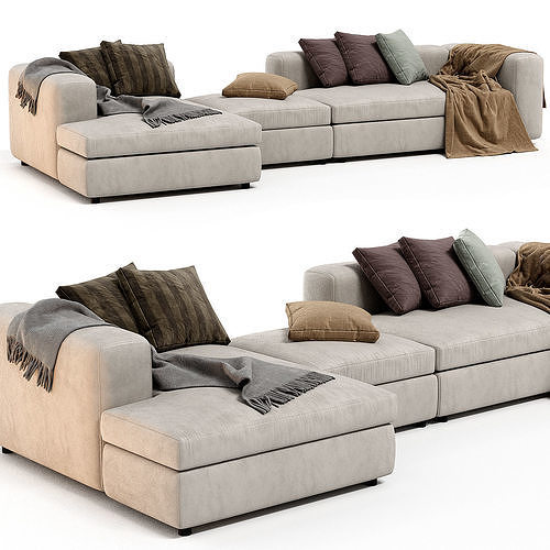 Ditre Urban Chaise Longue Sofa 3D model | CGTrader