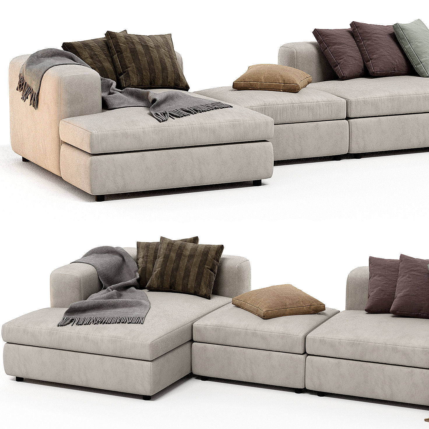 Ditre Urban Chaise Longue Sofa 3D model | CGTrader