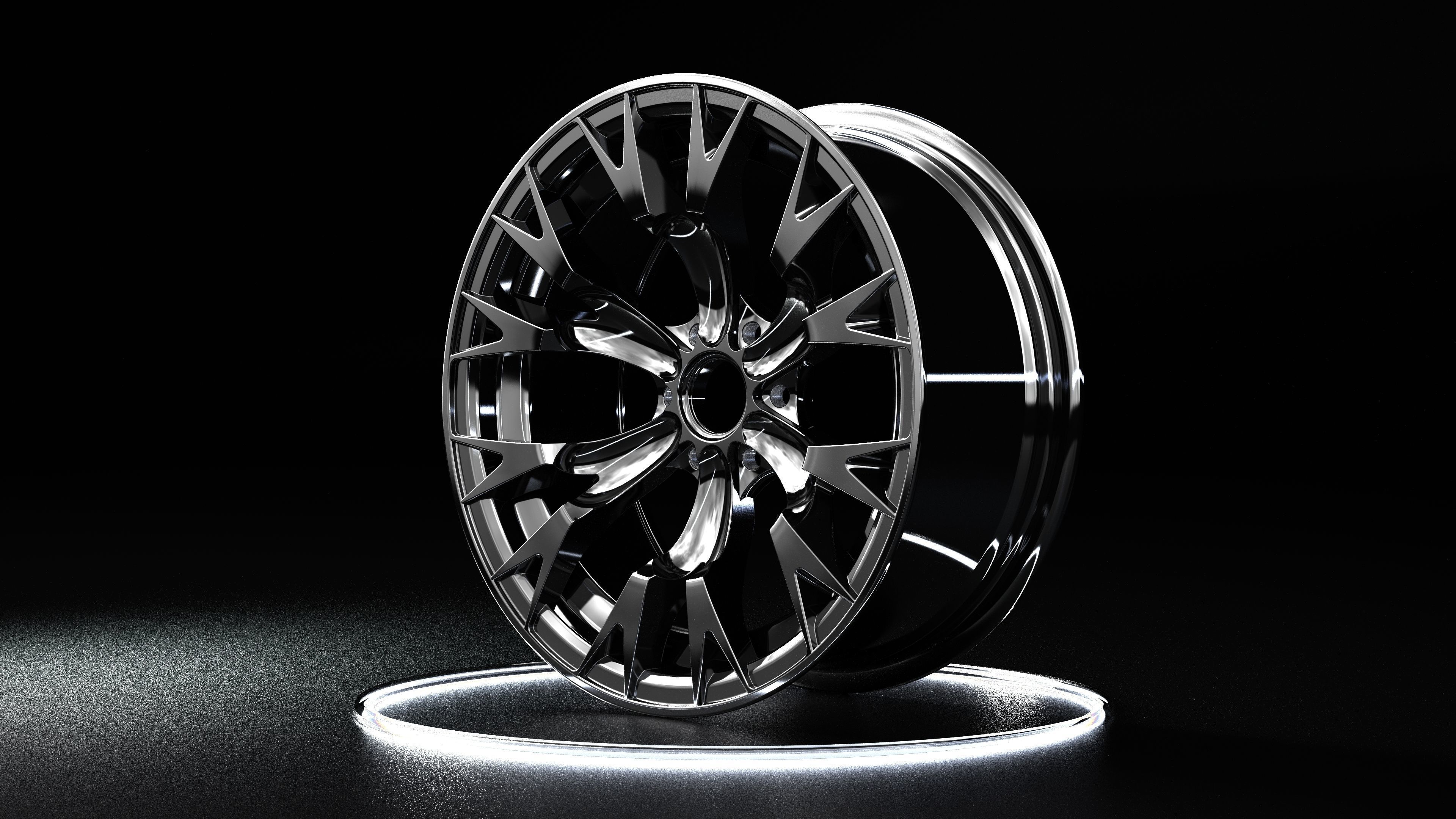 Fuel D806 Flame Wheels 3D model | CGTrader