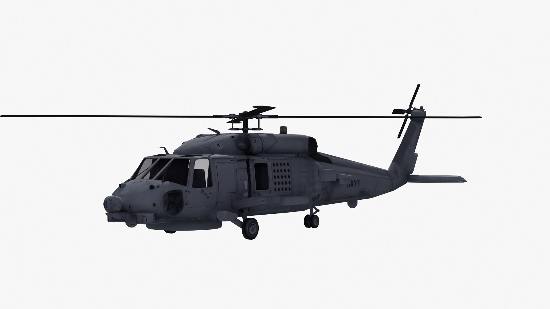 MH60 Seahawk Helicopter 3D model | CGTrader