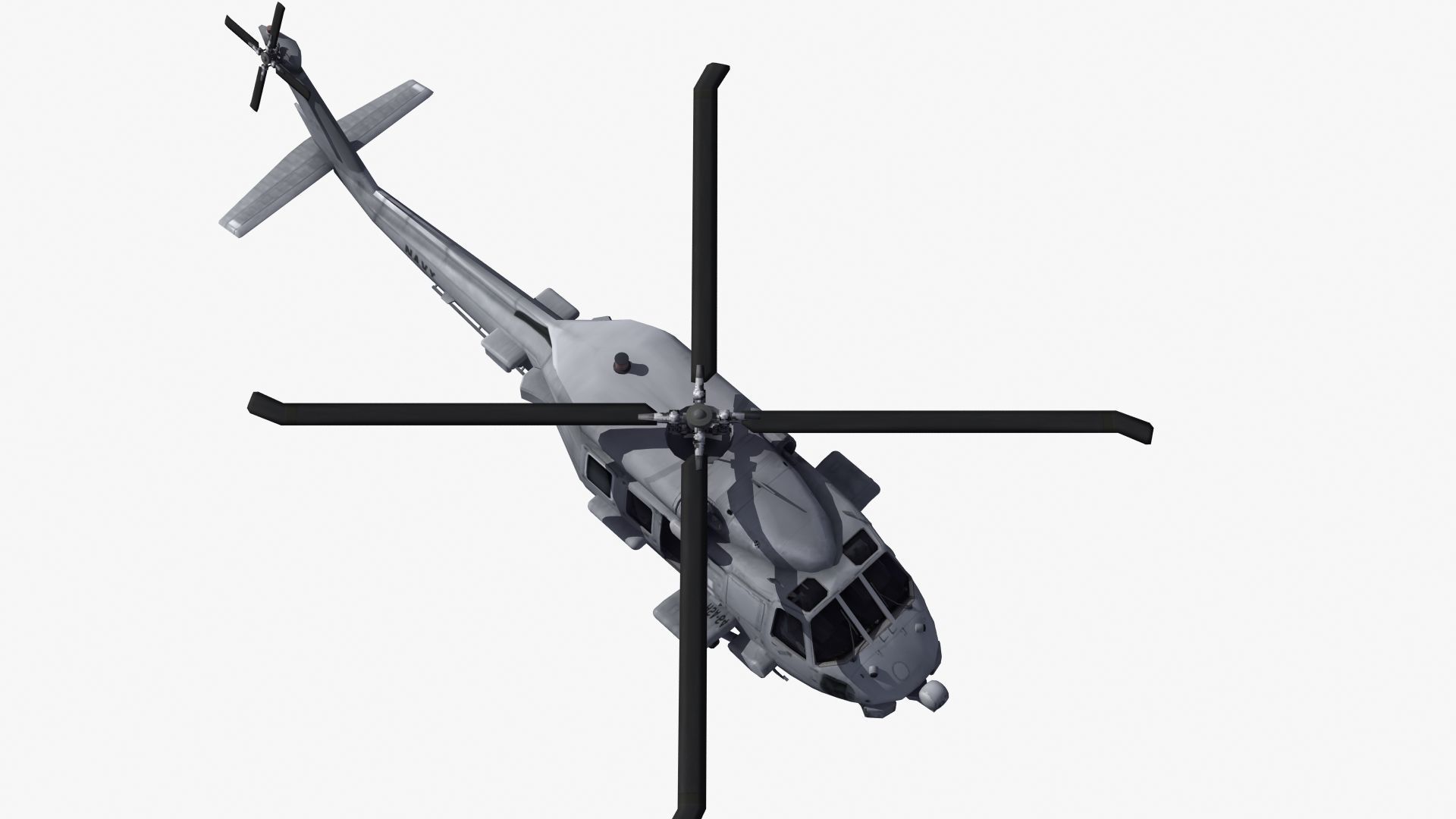 MH60 Seahawk Helicopter 3D model | CGTrader
