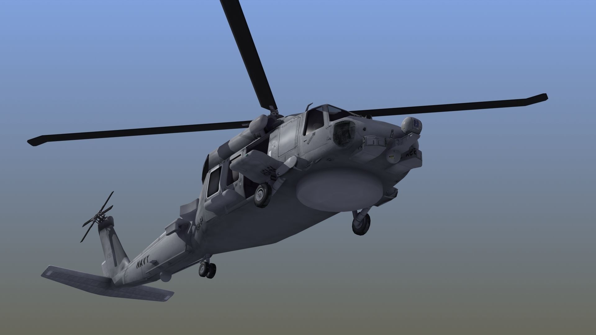 MH60 Seahawk Helicopter 3D model | CGTrader