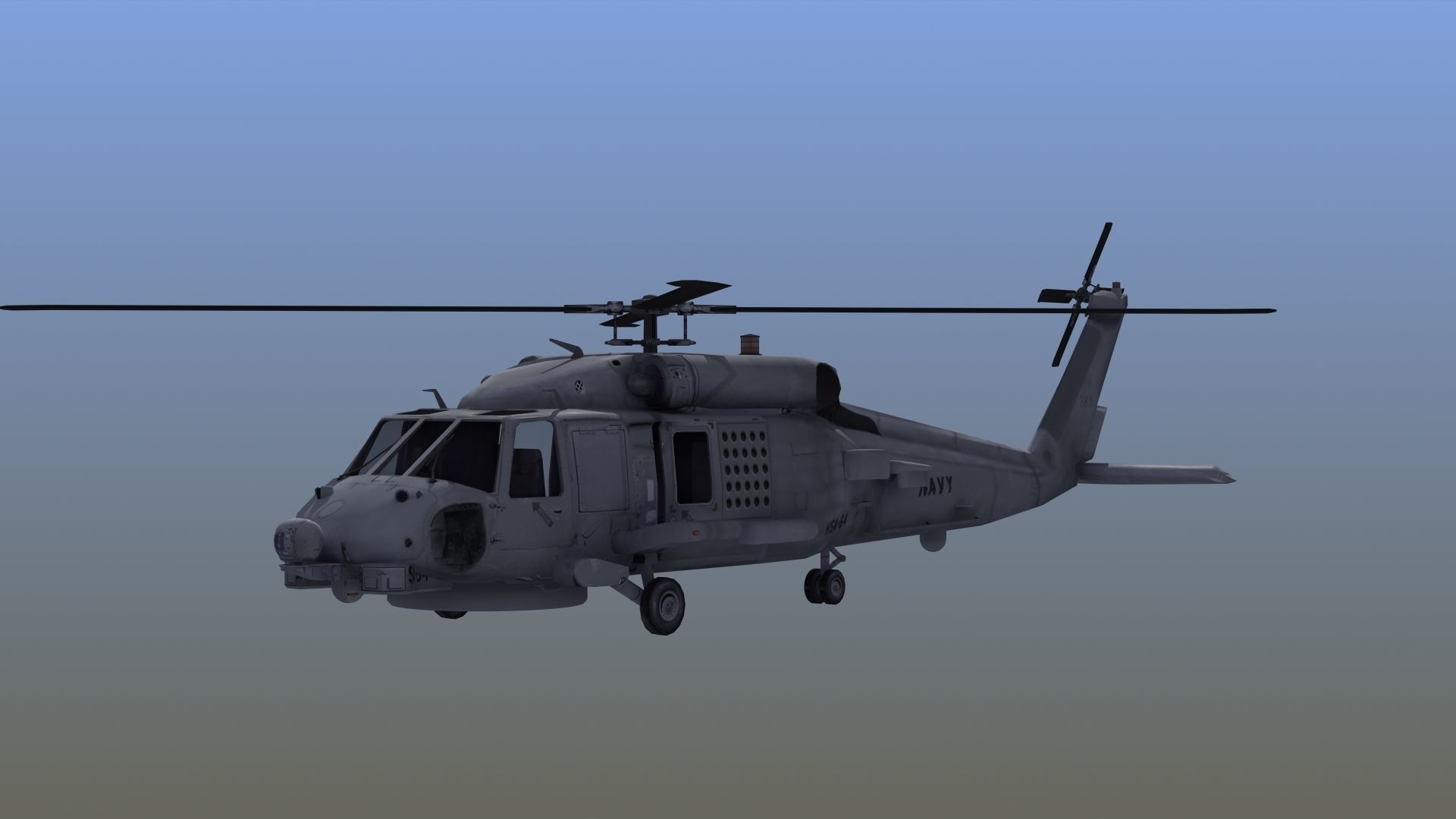 MH60 Seahawk Helicopter 3D model | CGTrader