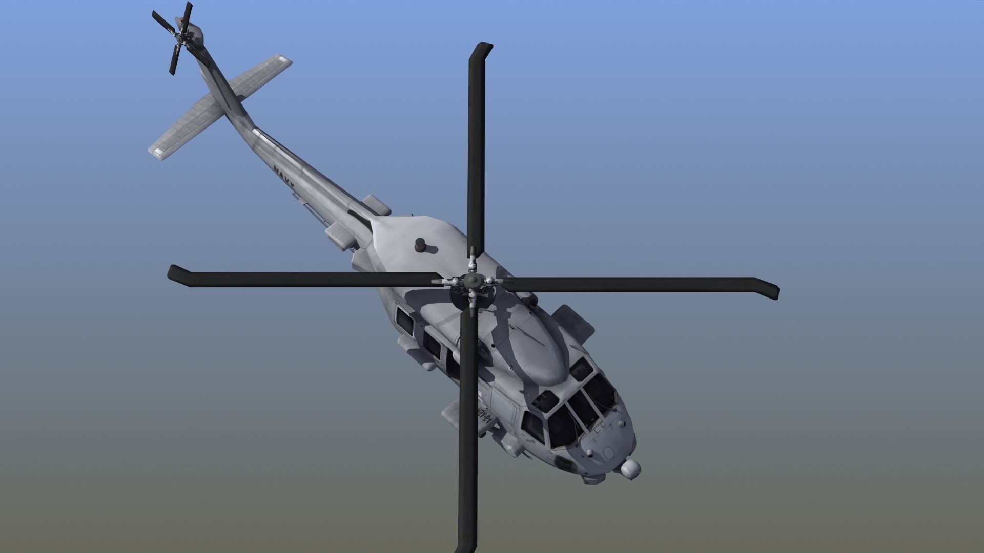 MH60 Seahawk Helicopter 3D model | CGTrader