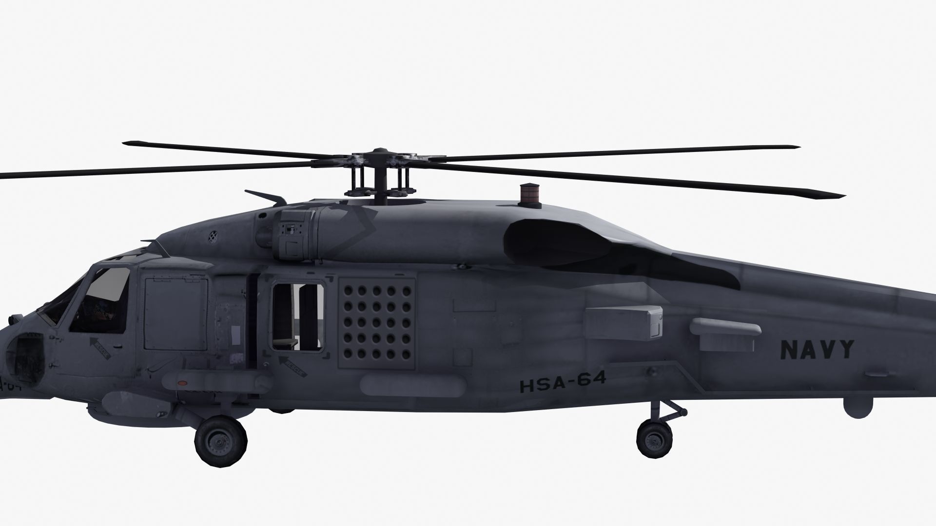 MH60 Seahawk Helicopter 3D model | CGTrader