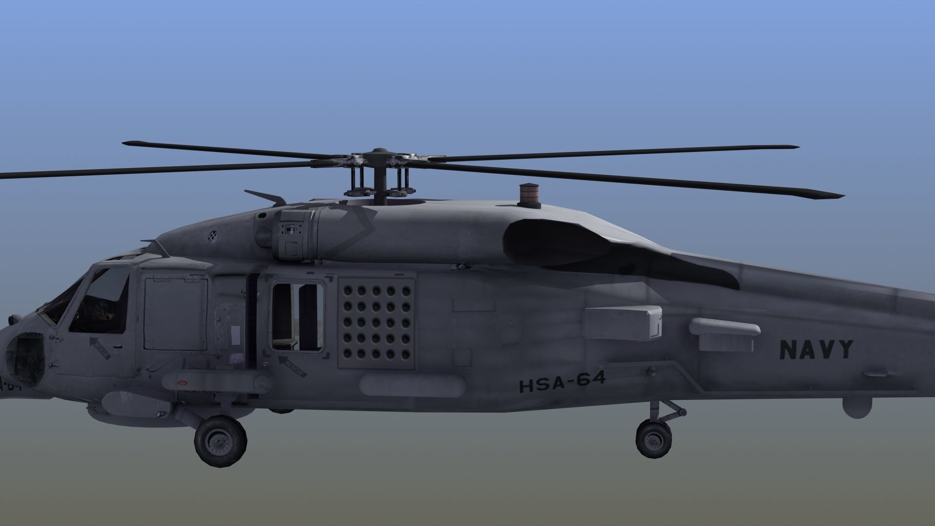 MH60 Seahawk Helicopter 3D model | CGTrader