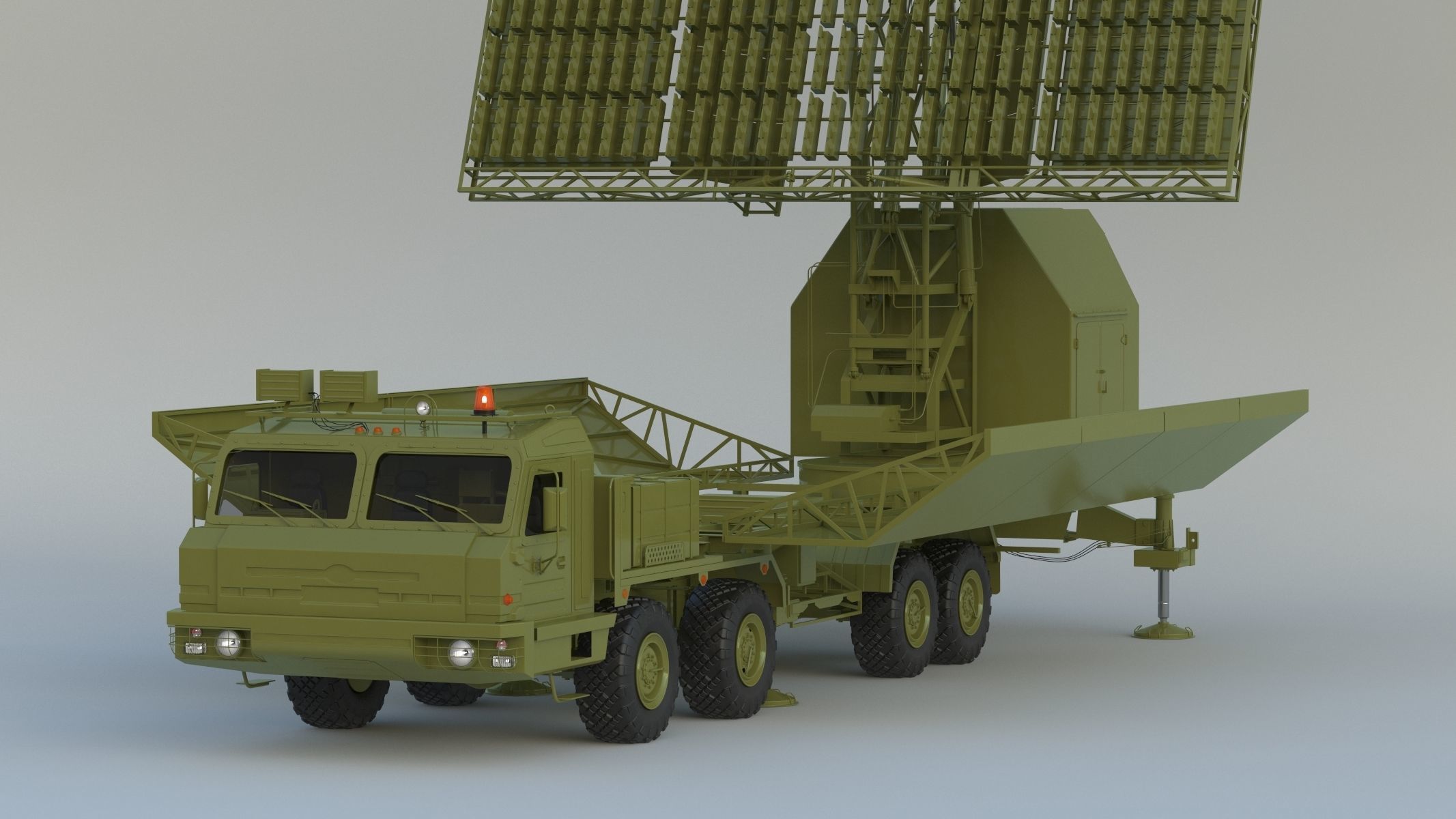 55Zh6ME Nebo M RLM-DE L-Band Radar System 3D model | CGTrader