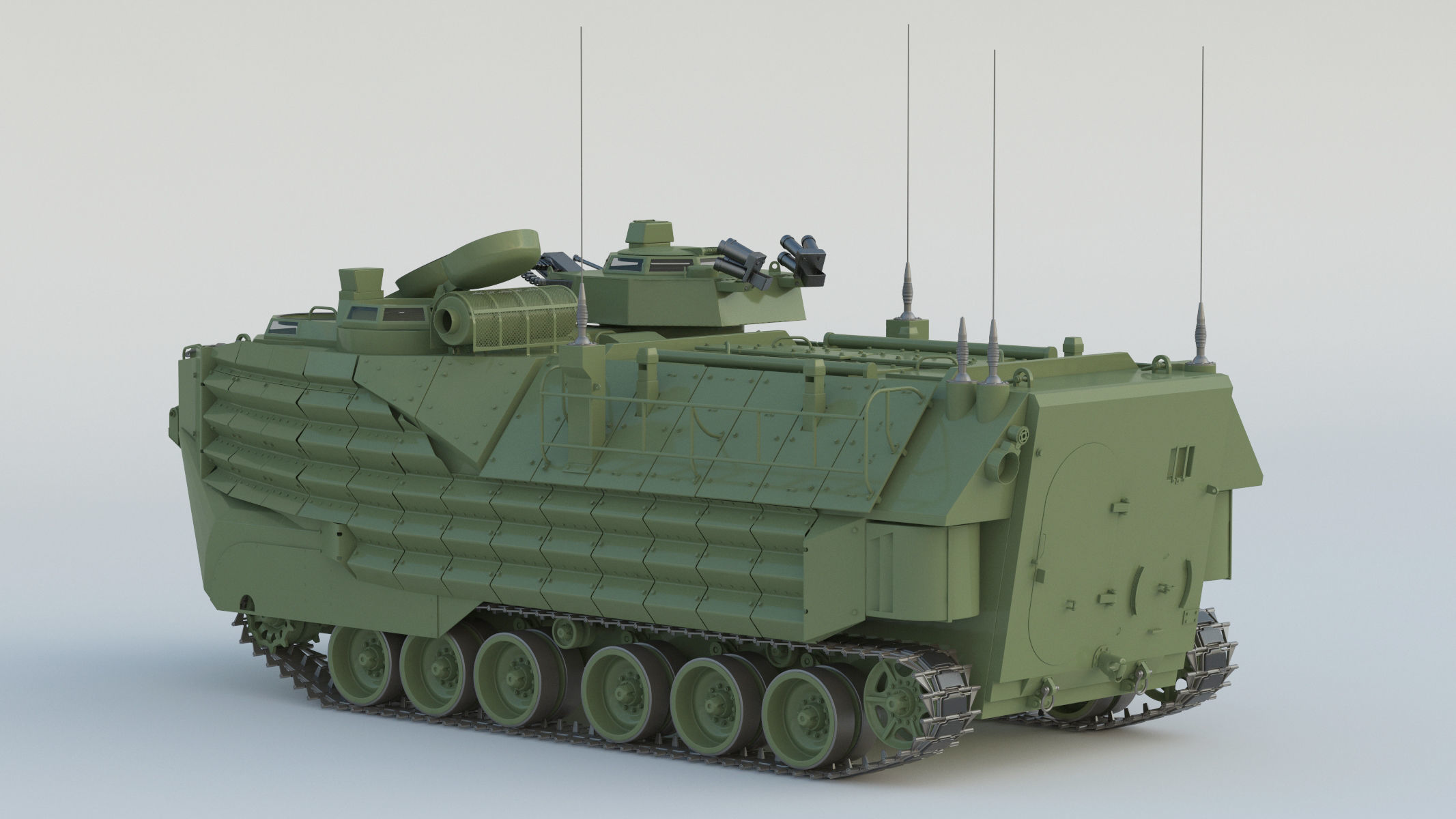AAVP-7A1 Assault Amphibious Vehicle 3D model | CGTrader