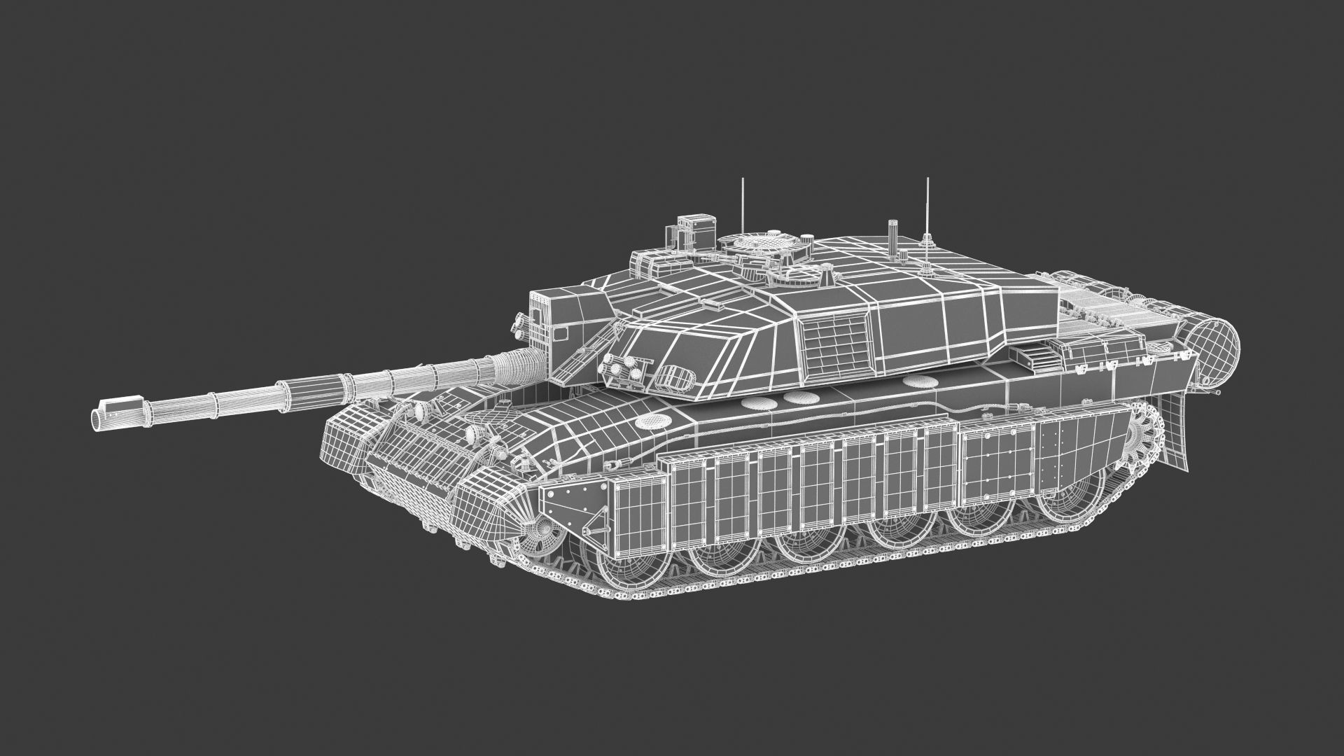 FV4034 Challenger 2 3D model | CGTrader