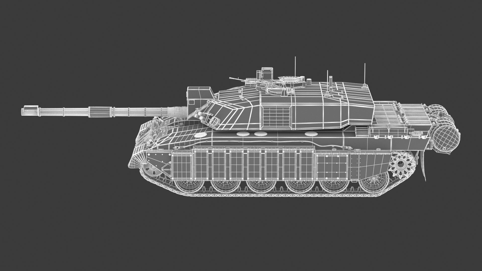 FV4034 Challenger 2 3D model | CGTrader