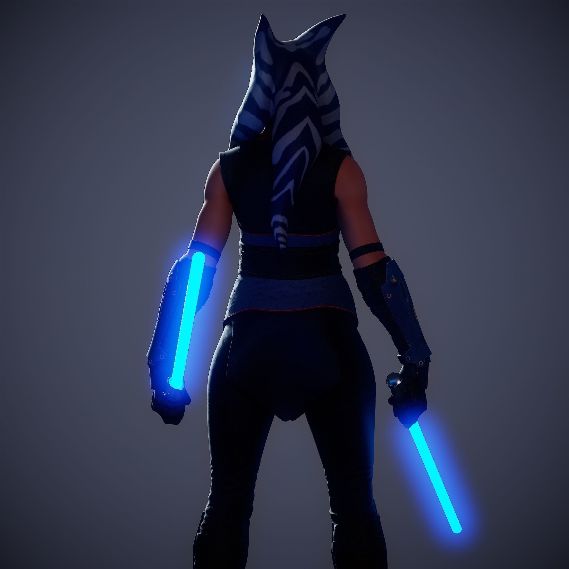 Togruta Jedi Ahsoka Tano Style 3d Model 3d Printable Cgtrader