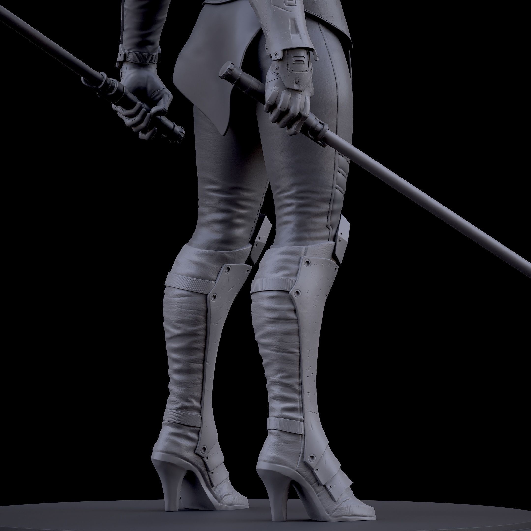 Togruta jedi Ahsoka Tano style 3D model 3D printable | CGTrader