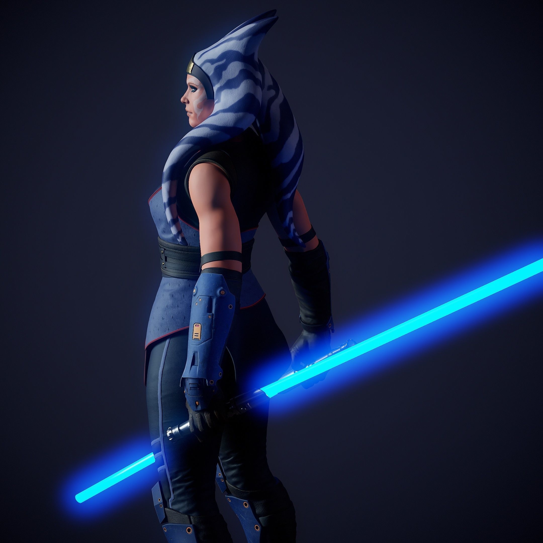 Togruta Jedi Ahsoka Tano Style 3d Model 3d Printable Cgtrader