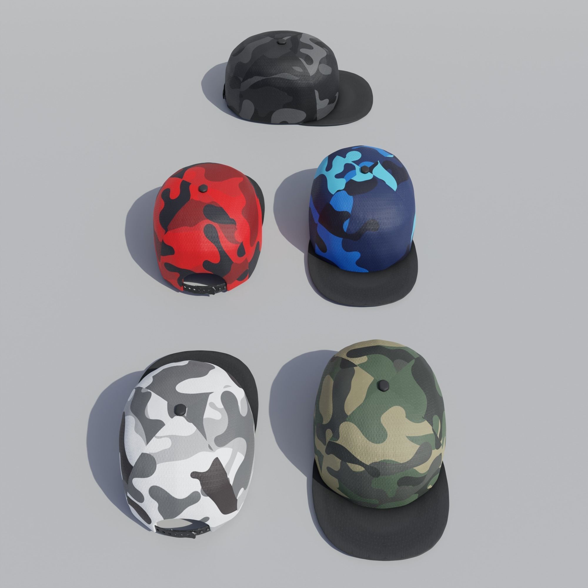 Snapback Cap 3D model | CGTrader