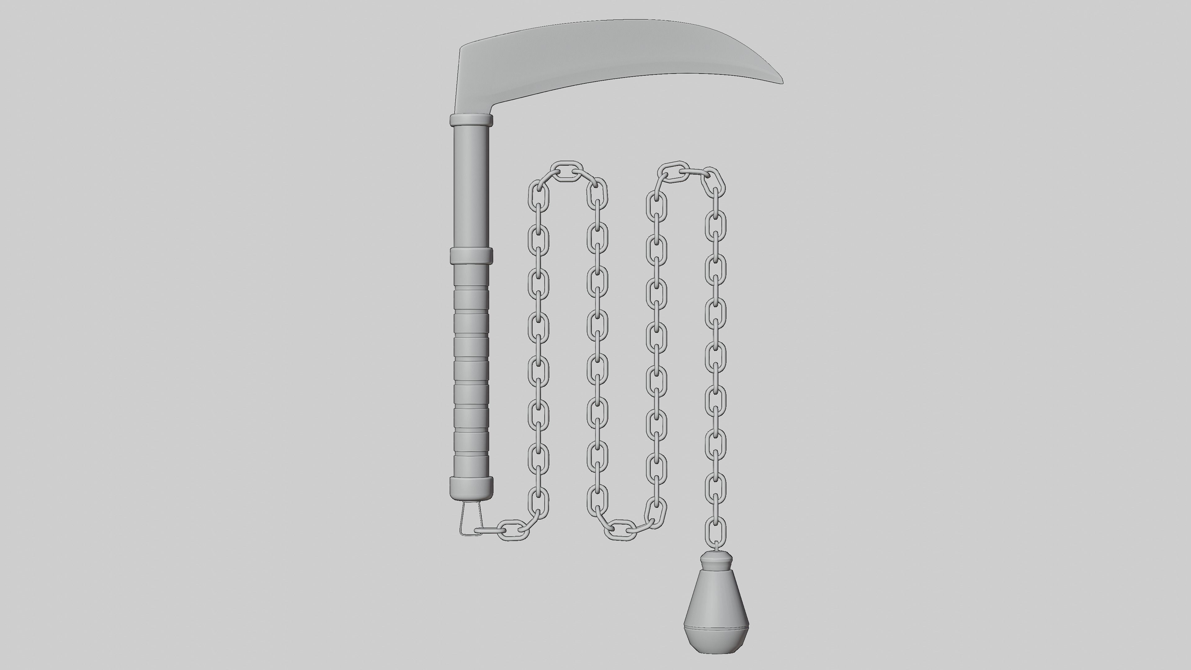 Chain and Sickle 3D Model 3D model | CGTrader
