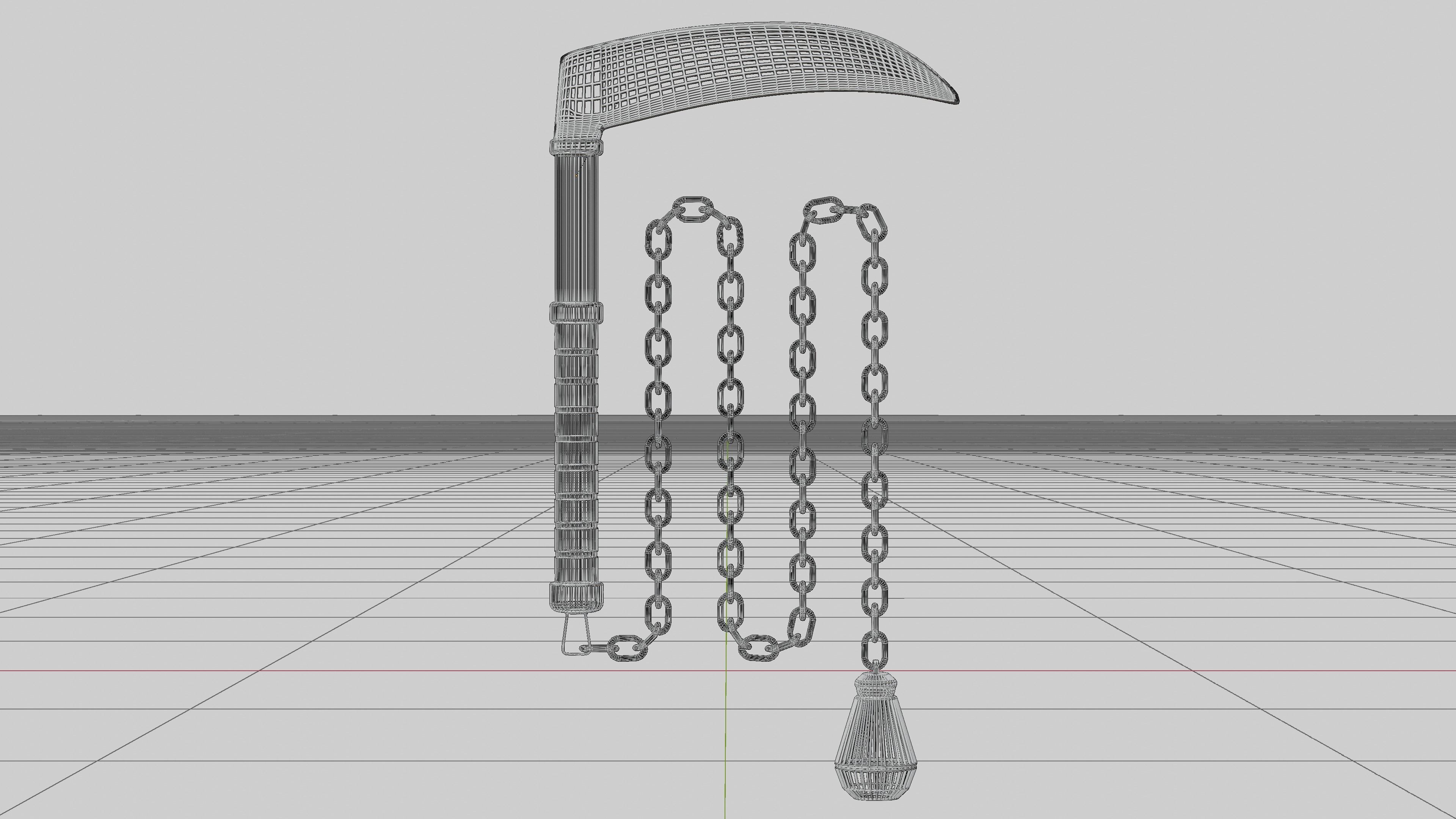 Chain and Sickle 3D Model 3D model | CGTrader