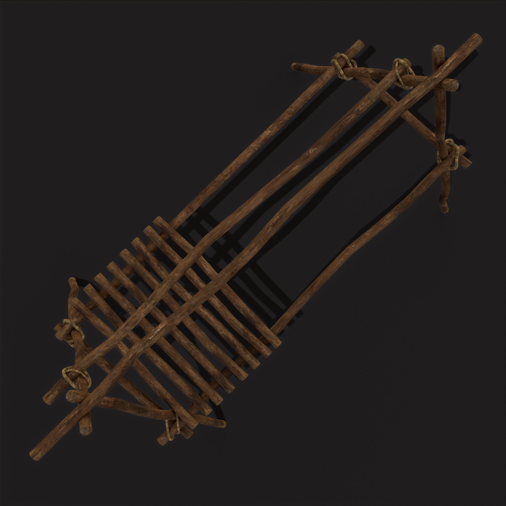 3D model Rustic Native American Chippewa Kitchen VR / AR / low-poly ...