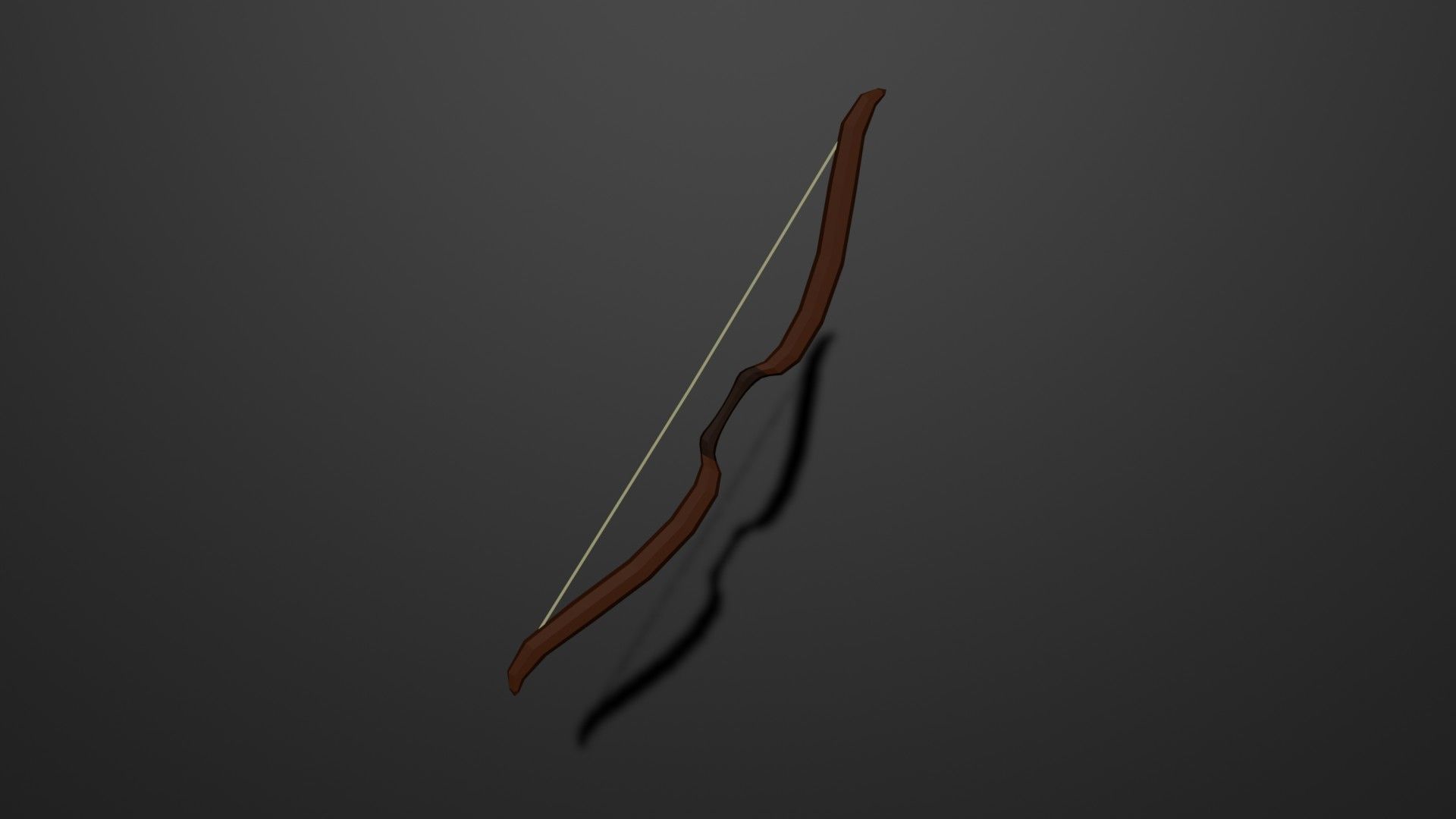 3D model Lowpoly Rigged Recurve Bow VR / AR / low-poly | CGTrader